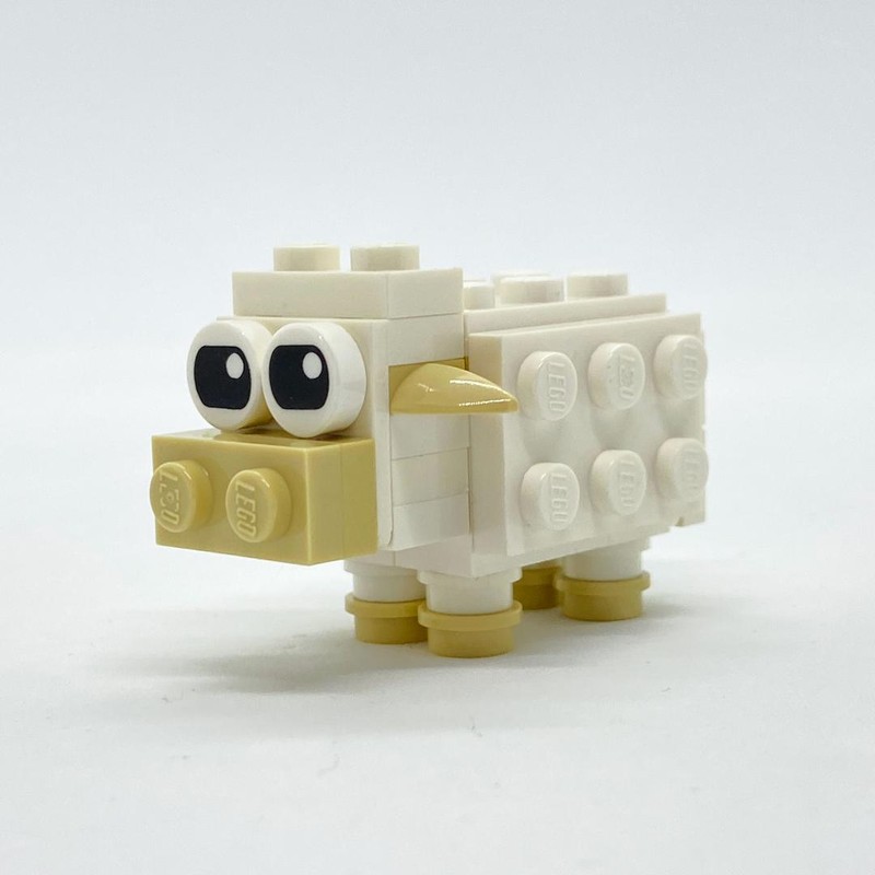 LEGO MOC sheep by brick_dinosaurs | Rebrickable - Build with LEGO