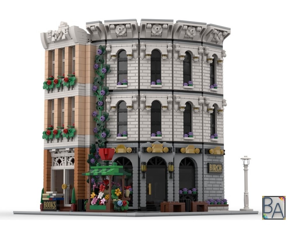 LEGO MOC Birch Bank by Brick Artisan | Rebrickable - Build with LEGO