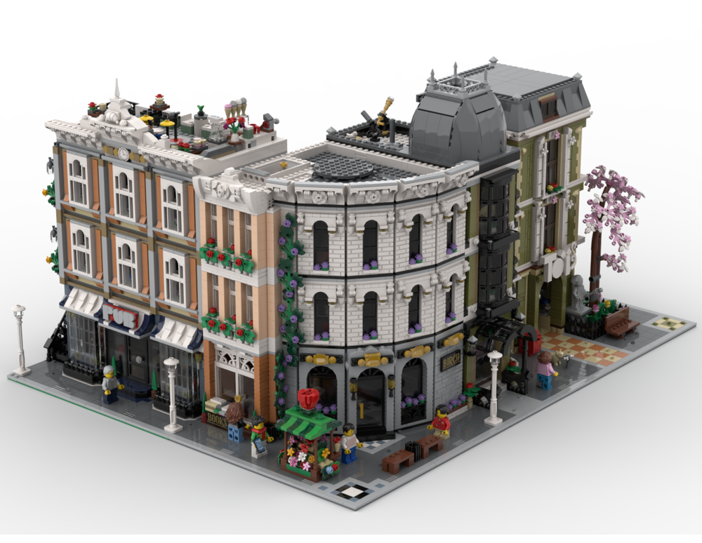 LEGO MOC Birch Bank by Brick Artisan | Rebrickable - Build with LEGO