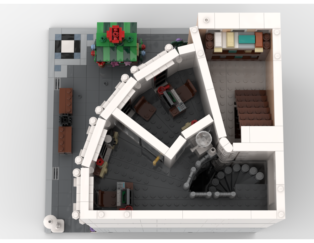 LEGO MOC Birch Bank by Brick Artisan | Rebrickable - Build with LEGO