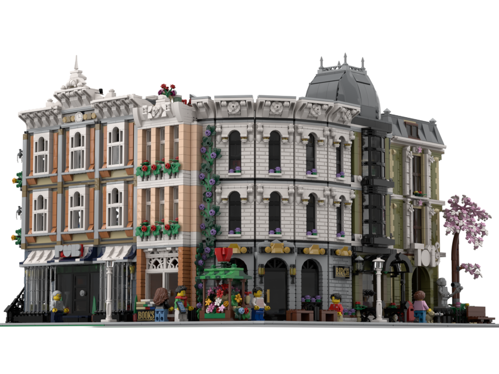 LEGO MOC Birch Bank by Brick Artisan | Rebrickable - Build with LEGO