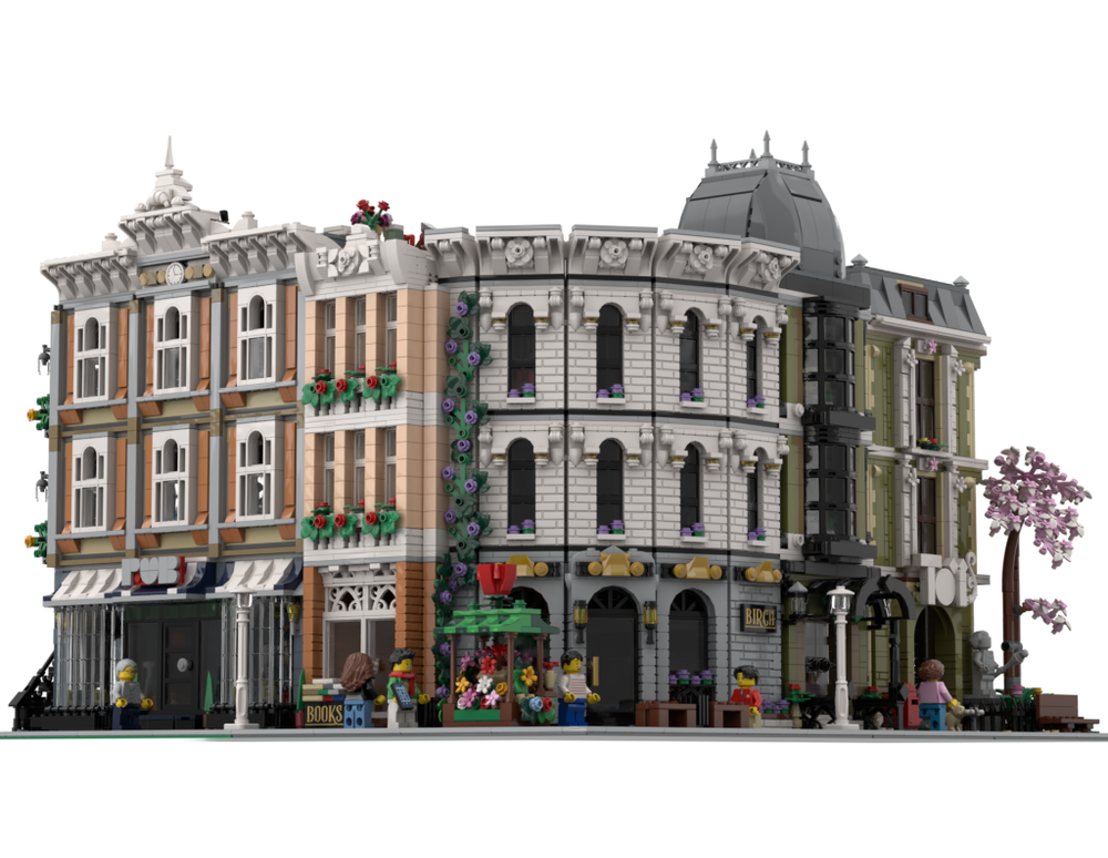 LEGO MOC-181007 Birch Bank by Brick Artisan | Rebrickable - Build with LEGO