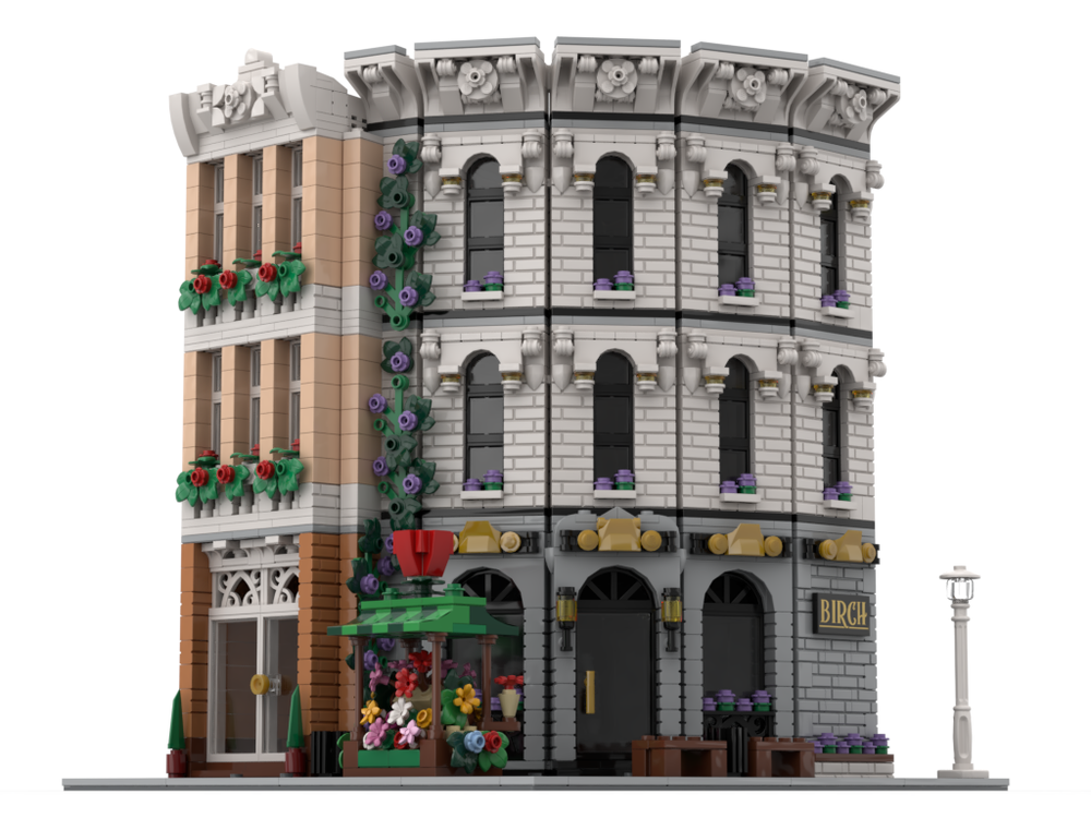 LEGO MOC Birch Commercial Bldg (Facade Only) by Brick Artisan ...