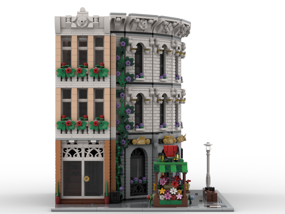 LEGO MOC Birch Commercial Bldg (Facade Only) by Brick Artisan ...