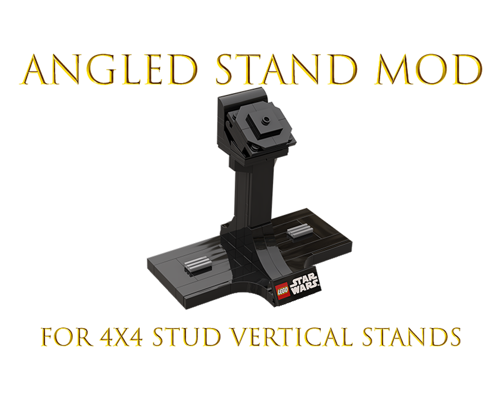 LEGO MOC Angled stand modification by BossieX13 | Rebrickable - Build ...