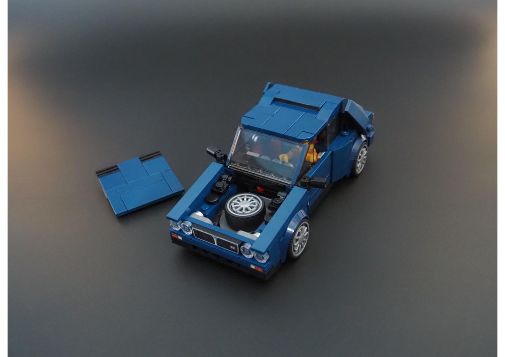 LEGO MOC Lancia Delta S4 Stradale - Speed Champions 8 Studs wide (Dark ...