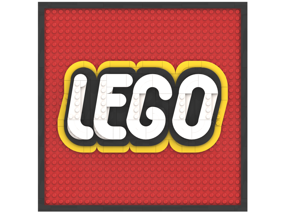 LEGO MOC LEGO logo display frame by bellomé | Rebrickable - Build with LEGO