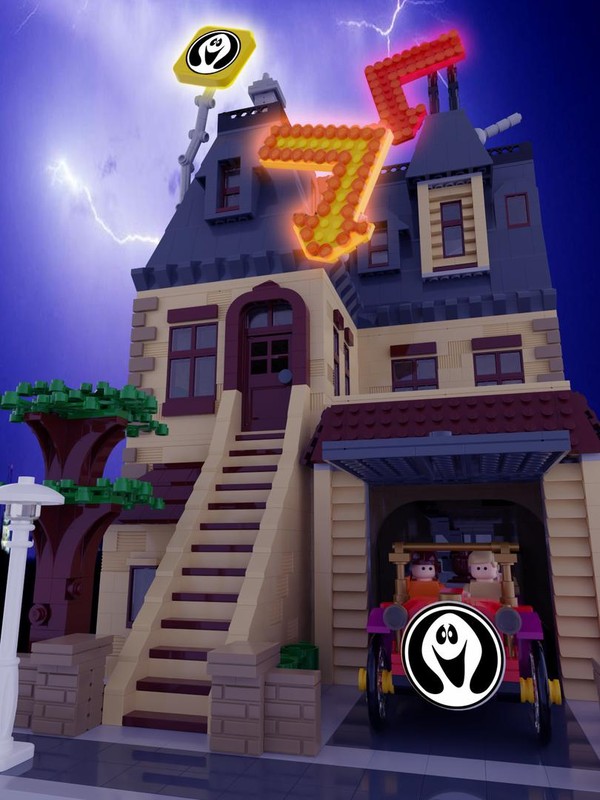 LEGO MOC Filmation's Ghostbuster headquarter by BrickFab Creations ...