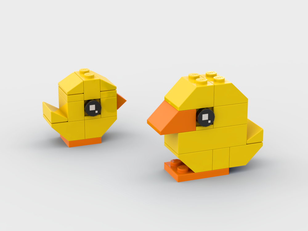 LEGO MOC Pixel Chick by Agilinzzz | Rebrickable - Build with LEGO