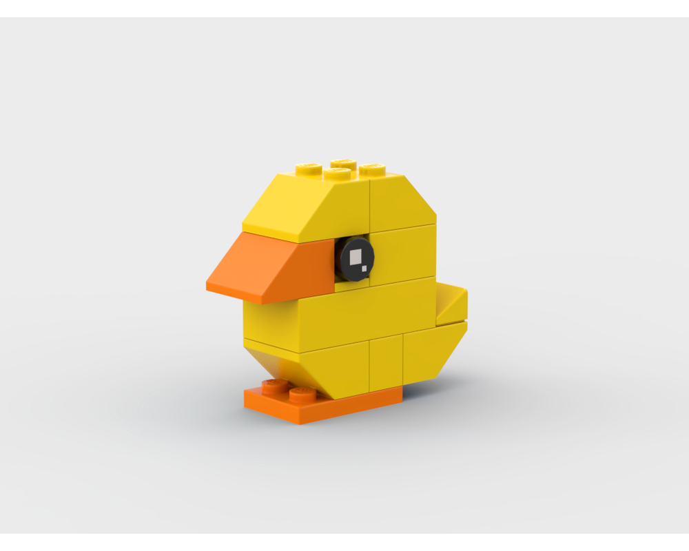 LEGO MOC Pixel Chick by Agilinzzz | Rebrickable - Build with LEGO