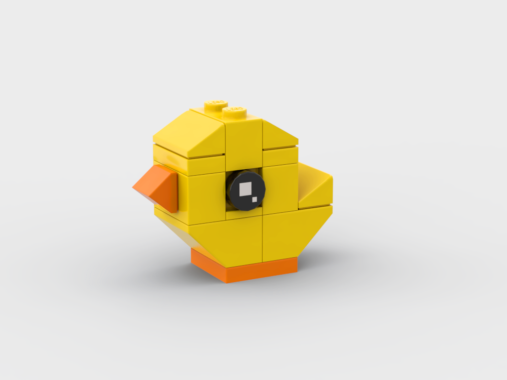 LEGO MOC Pixel Chick by Agilinzzz | Rebrickable - Build with LEGO