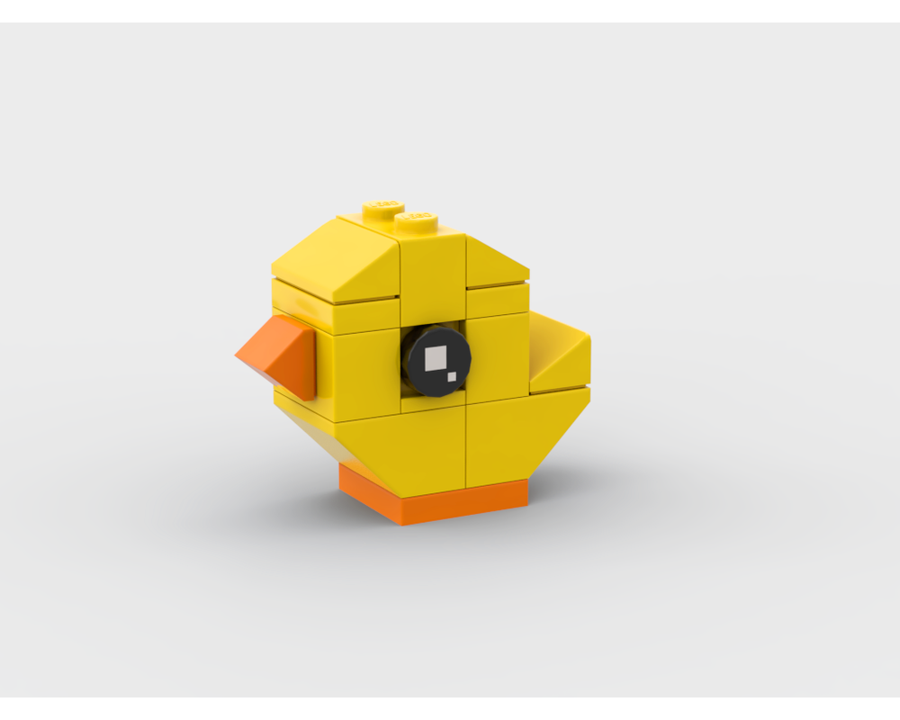 LEGO MOC Pixel Chick by Agilinzzz | Rebrickable - Build with LEGO