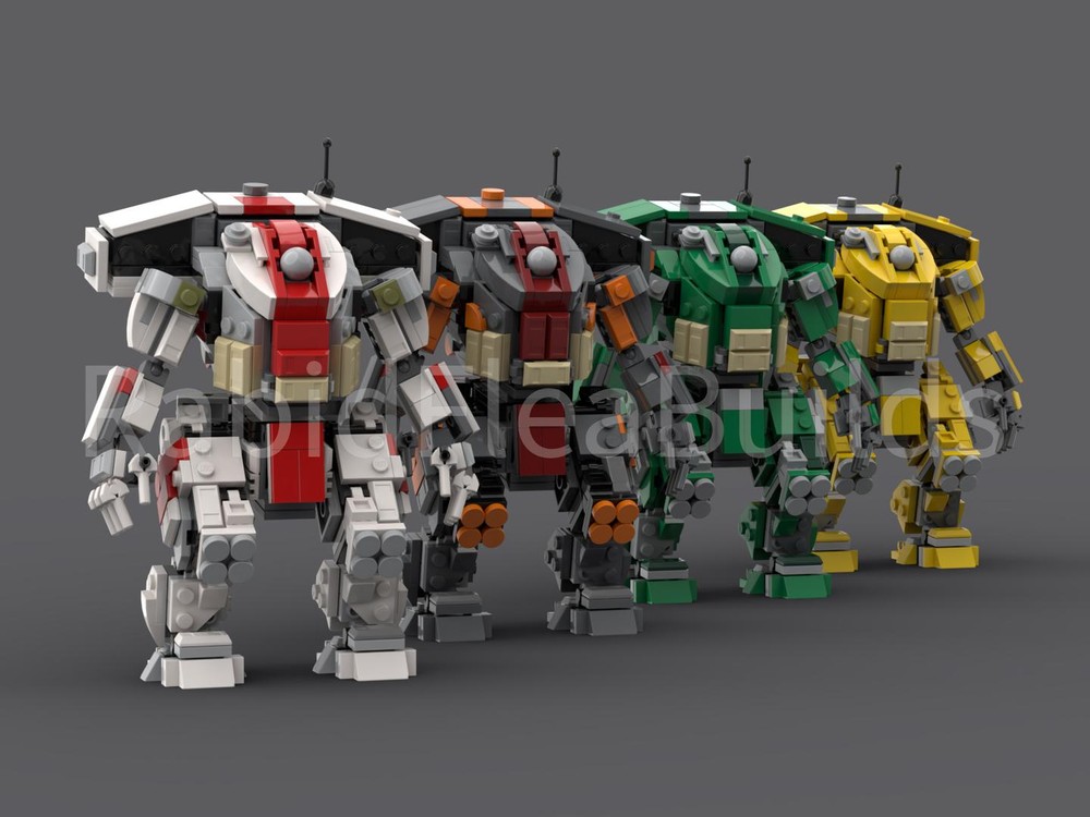 LEGO MOC Scorch Color Bundle from Titanfall 2 by RabidFleaBuilds ...