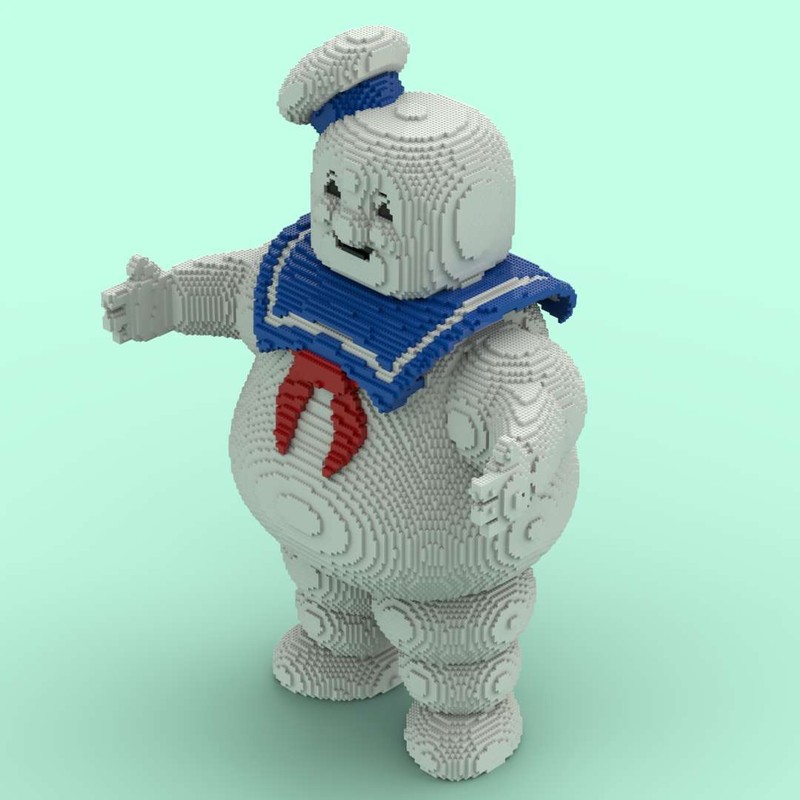 LEGO MOC Stay Puft Marshmallow Man by otterbournelego | Rebrickable ...