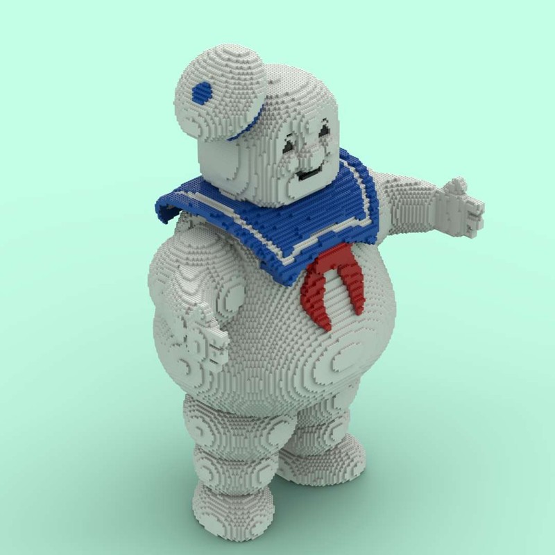 LEGO MOC Stay Puft Marshmallow Man by otterbournelego | Rebrickable ...