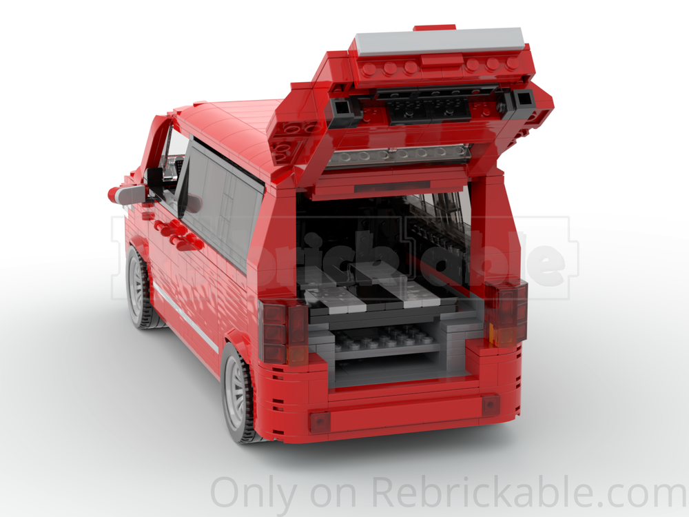 Lego Moc Volkswagen T61 Multivan By Huan3176 Rebrickable Build