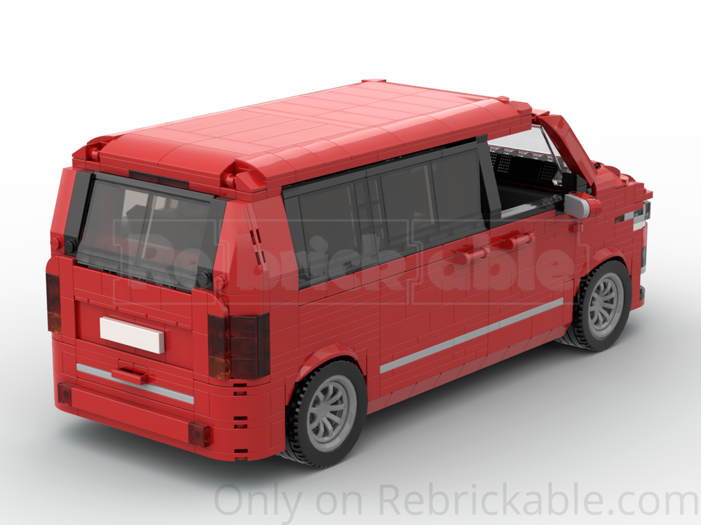 Lego Moc Volkswagen T61 Multivan By Huan3176 Rebrickable Build