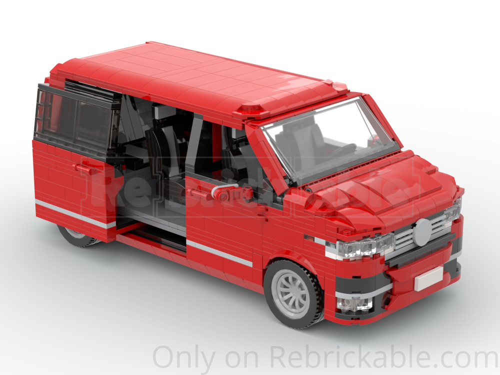 Lego Moc Volkswagen T61 Multivan By Huan3176 Rebrickable Build