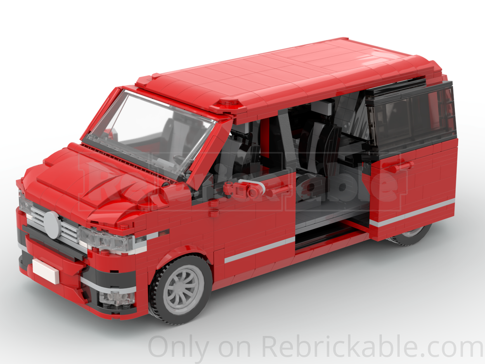 Lego Moc Volkswagen T61 Multivan By Huan3176 Rebrickable Build