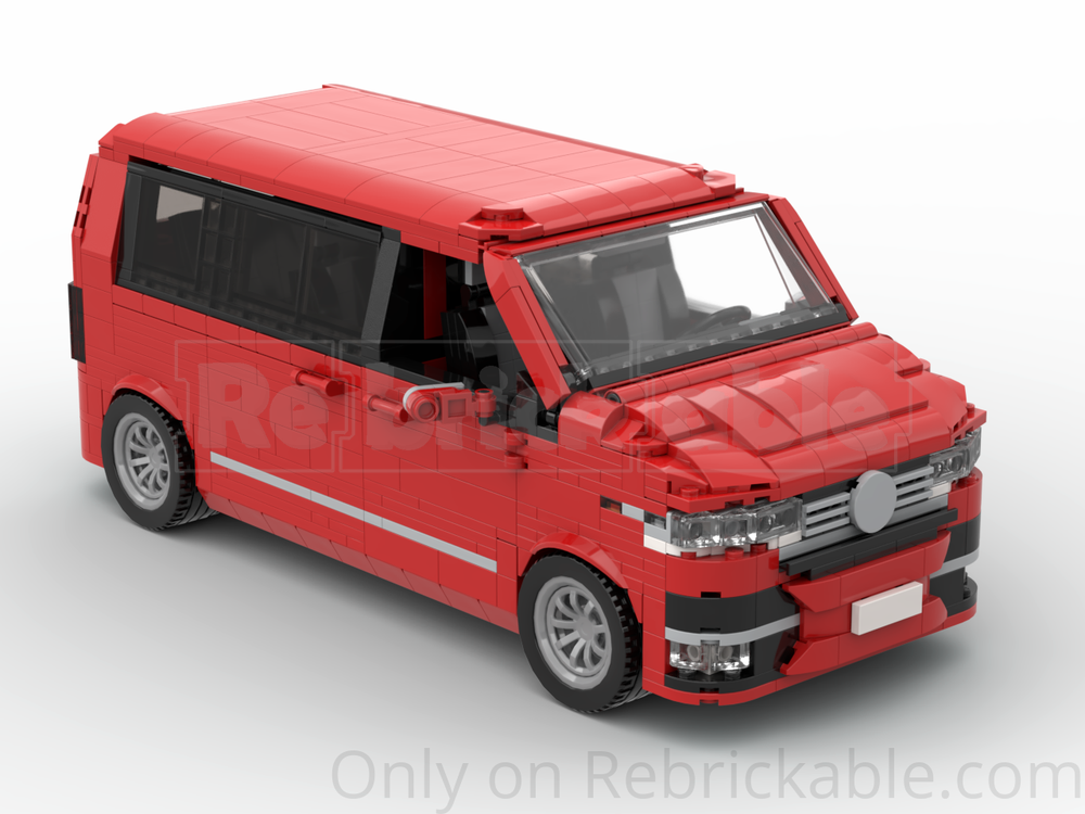 Lego Moc Volkswagen T61 Multivan By Huan3176 Rebrickable Build