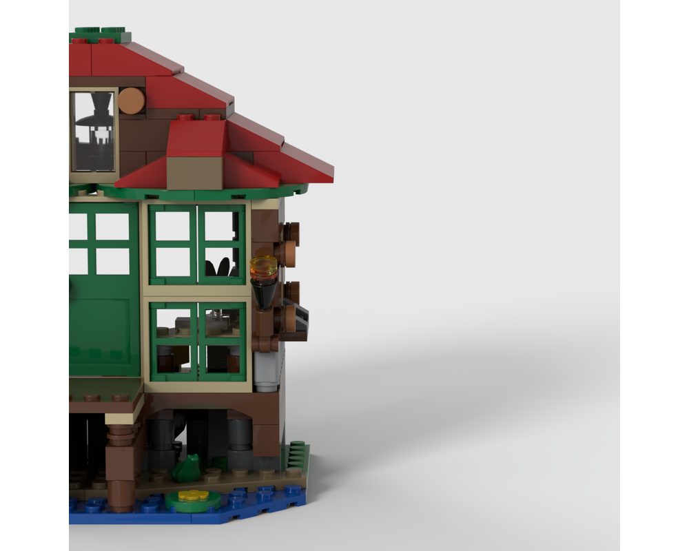 LEGO MOC Stilted Lake Lodge by Welsh Dynasty Builds | Rebrickable ...