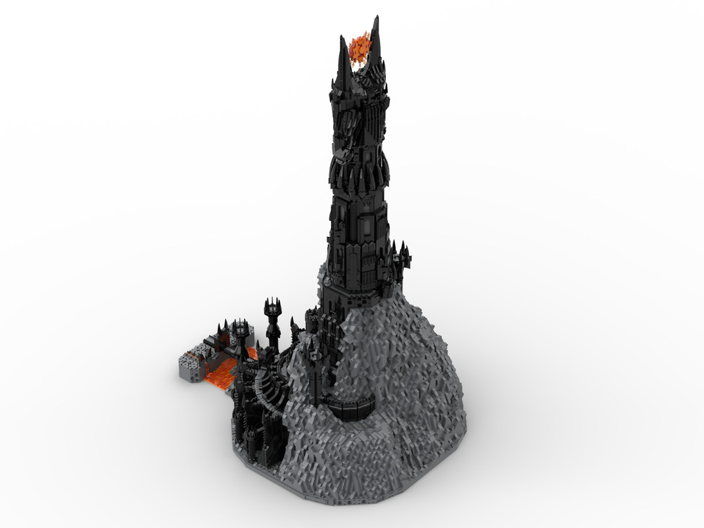 LEGO MOC LOTR - Barad-dûr by magurean.paul | Rebrickable - Build with LEGO