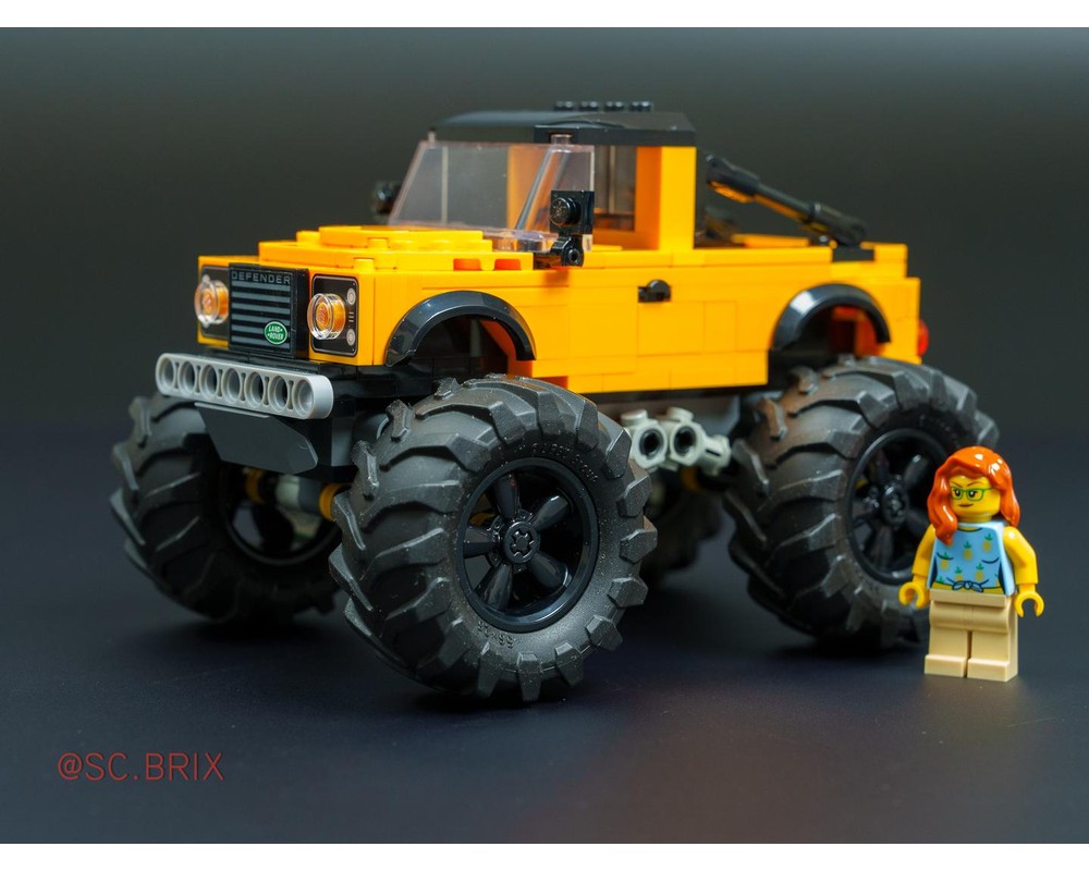 LEGO MOC Land Rover Defender 90 Monster truck by sc.brix | Rebrickable ...