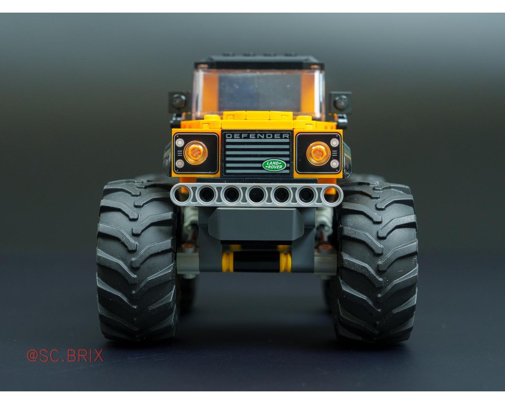 LEGO MOC Land Rover Defender 90 Monster truck by sc.brix | Rebrickable ...