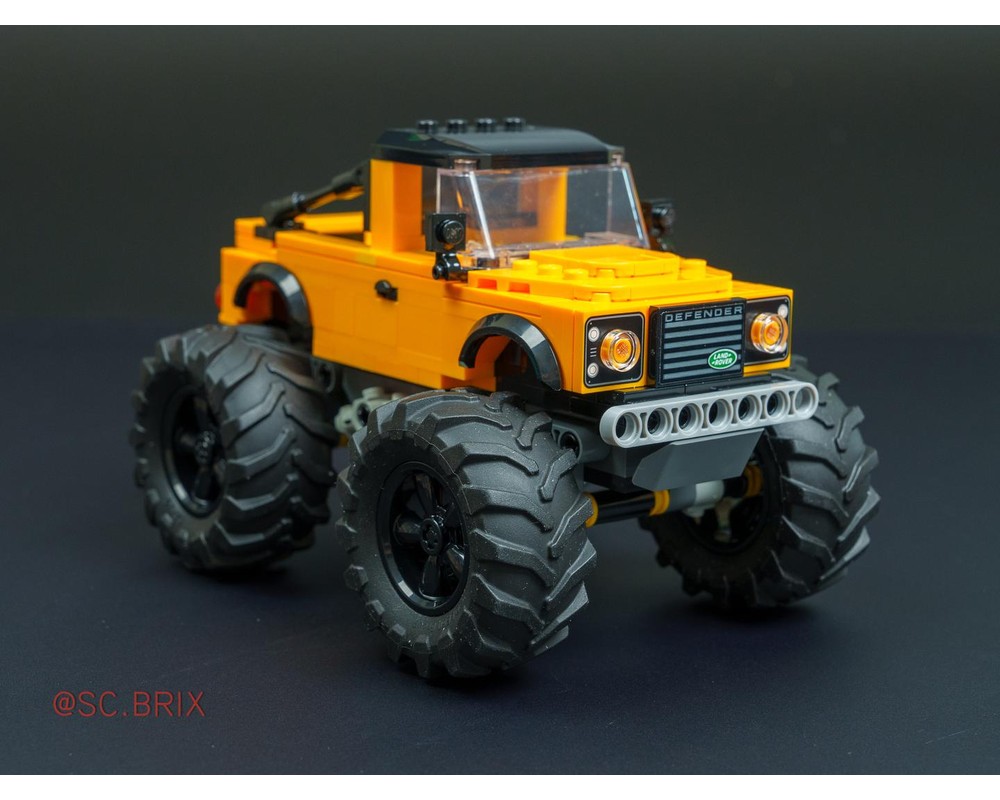 LEGO MOC Land Rover Defender 90 Monster truck by sc.brix | Rebrickable ...