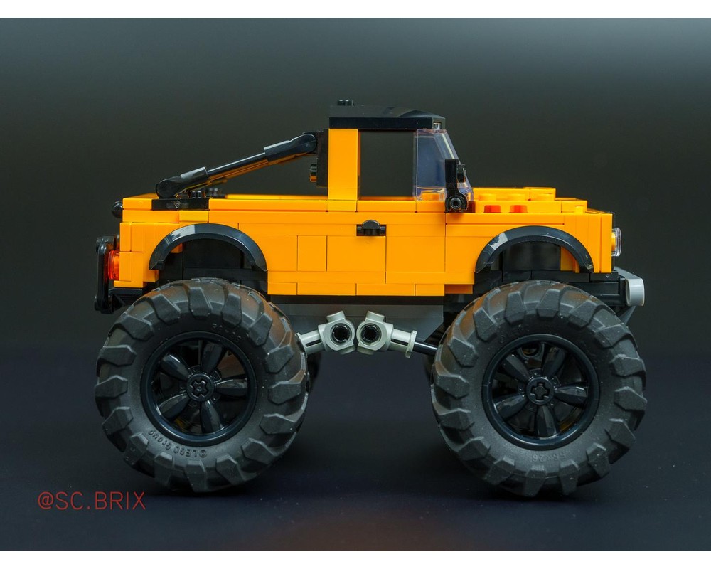 LEGO MOC Land Rover Defender 90 Monster truck by sc.brix | Rebrickable ...