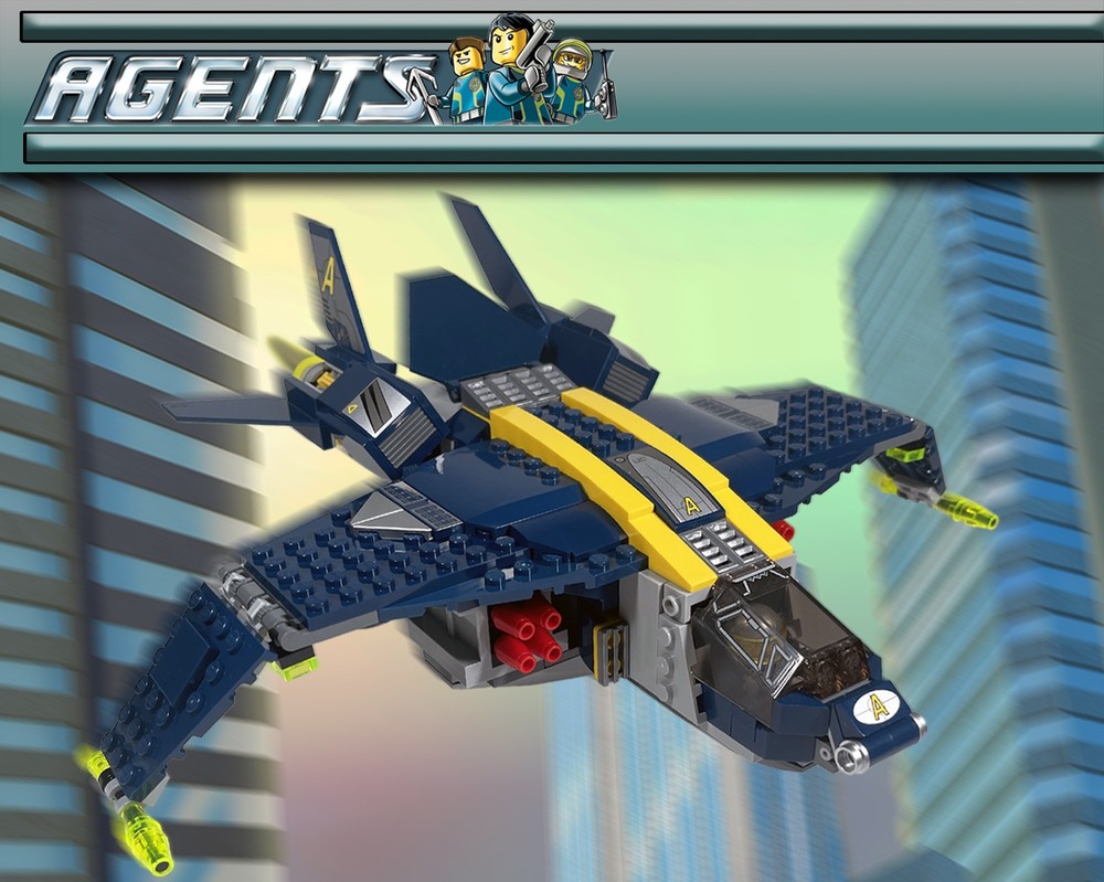 LEGO MOC Agents Twinjet (Quinjet Recolor) by data.bricks | Rebrickable ...