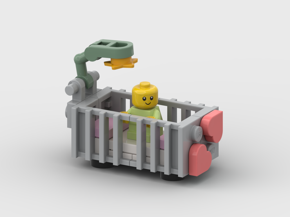 LEGO MOC Baby bed by BrickHappens | Rebrickable - Build with LEGO