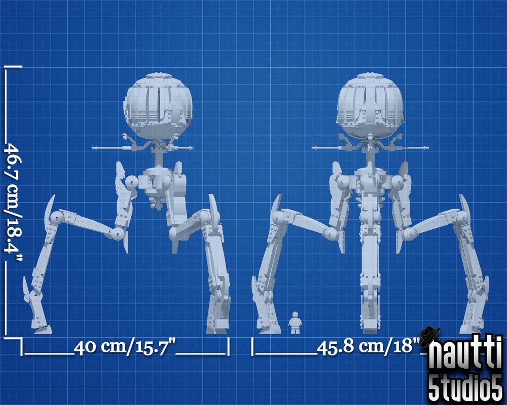 LEGO MOC Octuptarra Magna Tri-Droid (TCW) by hautti5 | Rebrickable ...