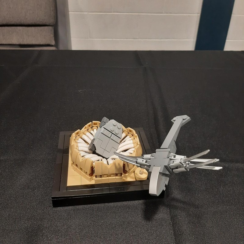 LEGO MOC Dune Sandworm Attack Diorama by BigSkwigg | Rebrickable ...