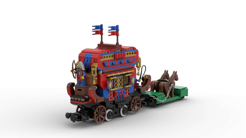 LEGO MOC Motorized royal carriage by Vinci_strange | Rebrickable ...