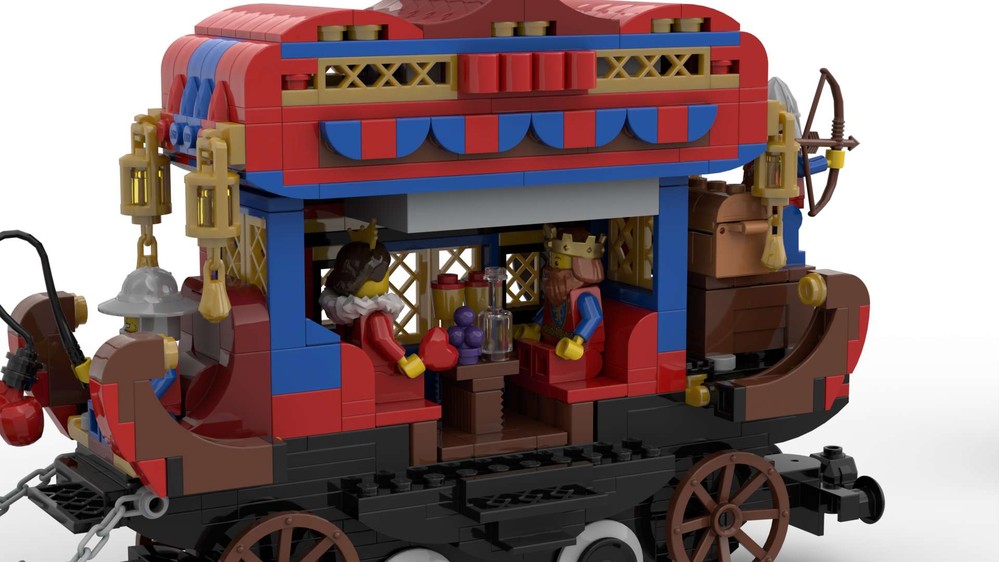 LEGO MOC Motorized royal carriage by Vinci_strange | Rebrickable ...