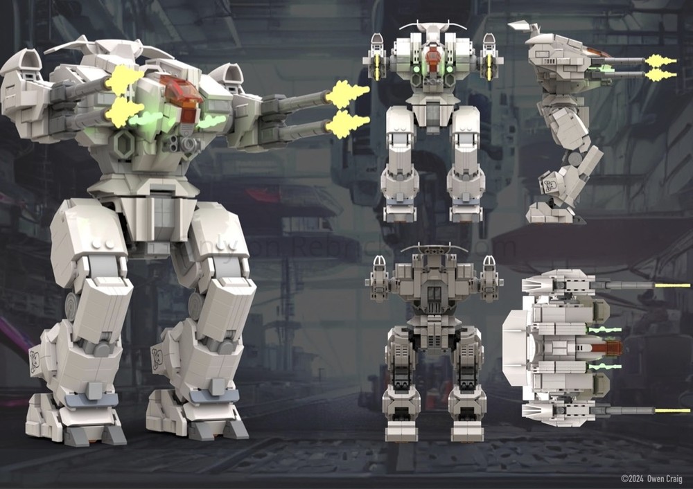 LEGO MOC Rifleman RFL-6D Battlemech by canuck33 | Rebrickable - Build ...