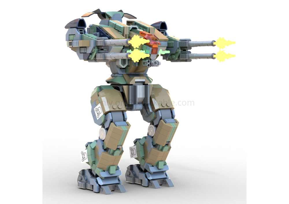 LEGO MOC-181143 Rifleman RFL-6D Battlemech by canuck33 | Rebrickable ...