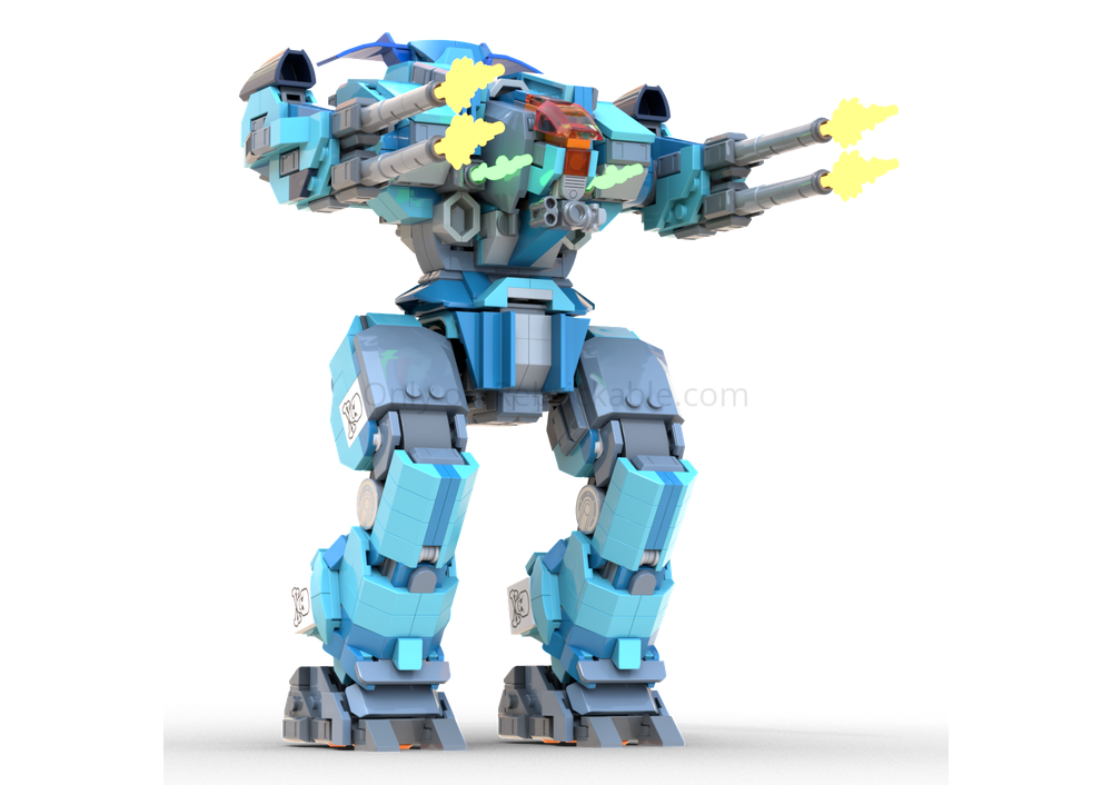 LEGO MOC-181143 Rifleman RFL-6D Battlemech by canuck33 | Rebrickable ...