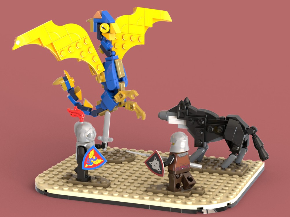 LEGO MOC Double Duel by SylvainLS | Rebrickable - Build with LEGO