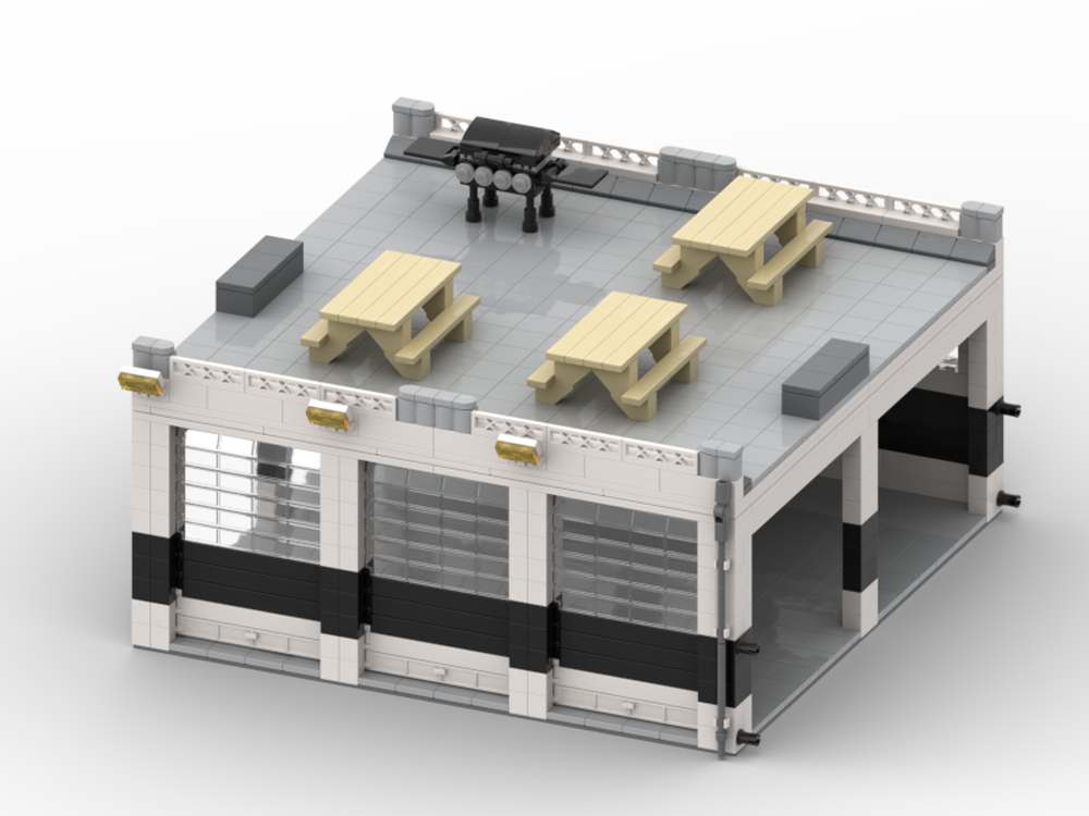 LEGO MOC Modular SEG Station Expansion by ole.828 | Rebrickable - Build ...