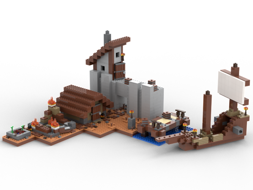 LEGO MOC Minecraft Dungeons Pumpkin Pastures by FyreDragon ...