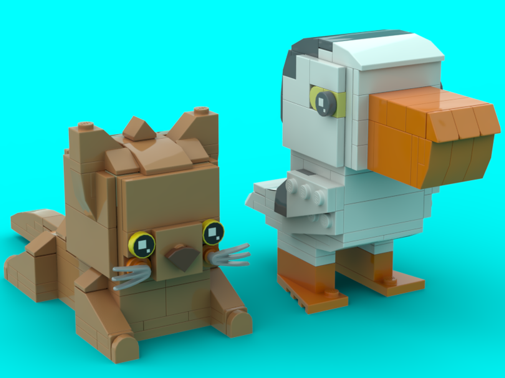 LEGO MOC Shadowstone Park Brickheadz by Pikminfan67 | Rebrickable ...