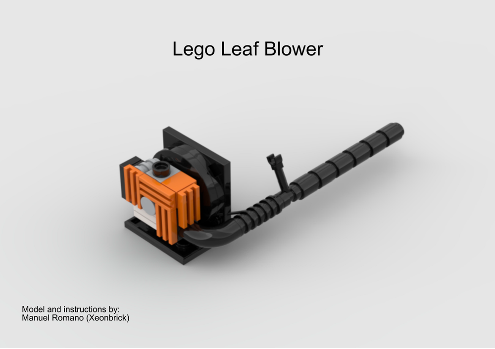 LEGO MOC Lego Leaf Blower by Xeonbrick | Rebrickable - Build with LEGO