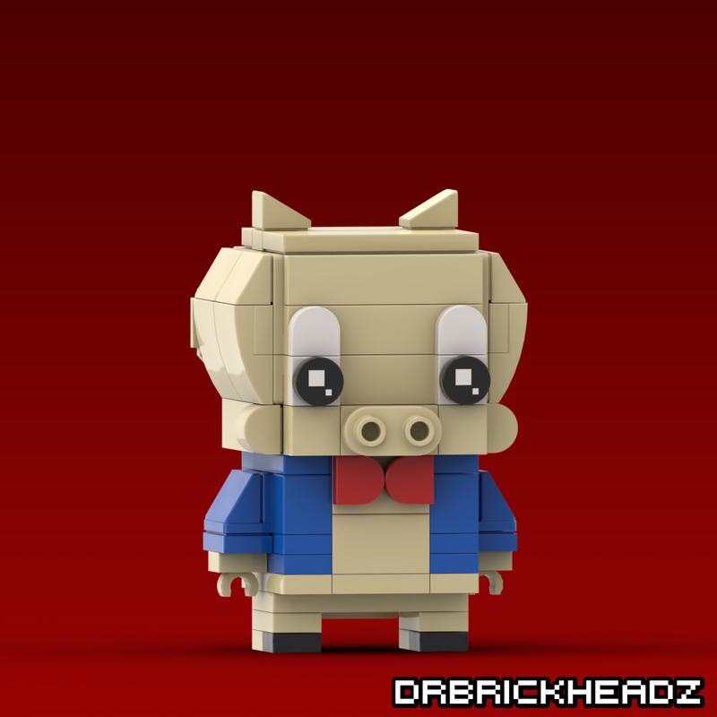 LEGO MOC Porky Pig (Looney Tunes) Brickheadz by DrBrickheadz ...