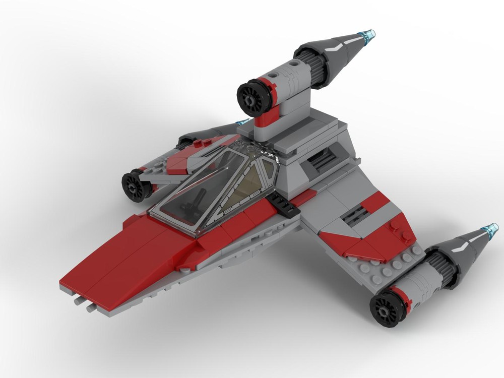 LEGO MOC R60 T-wing interceptor by Hedu88 | Rebrickable - Build with LEGO