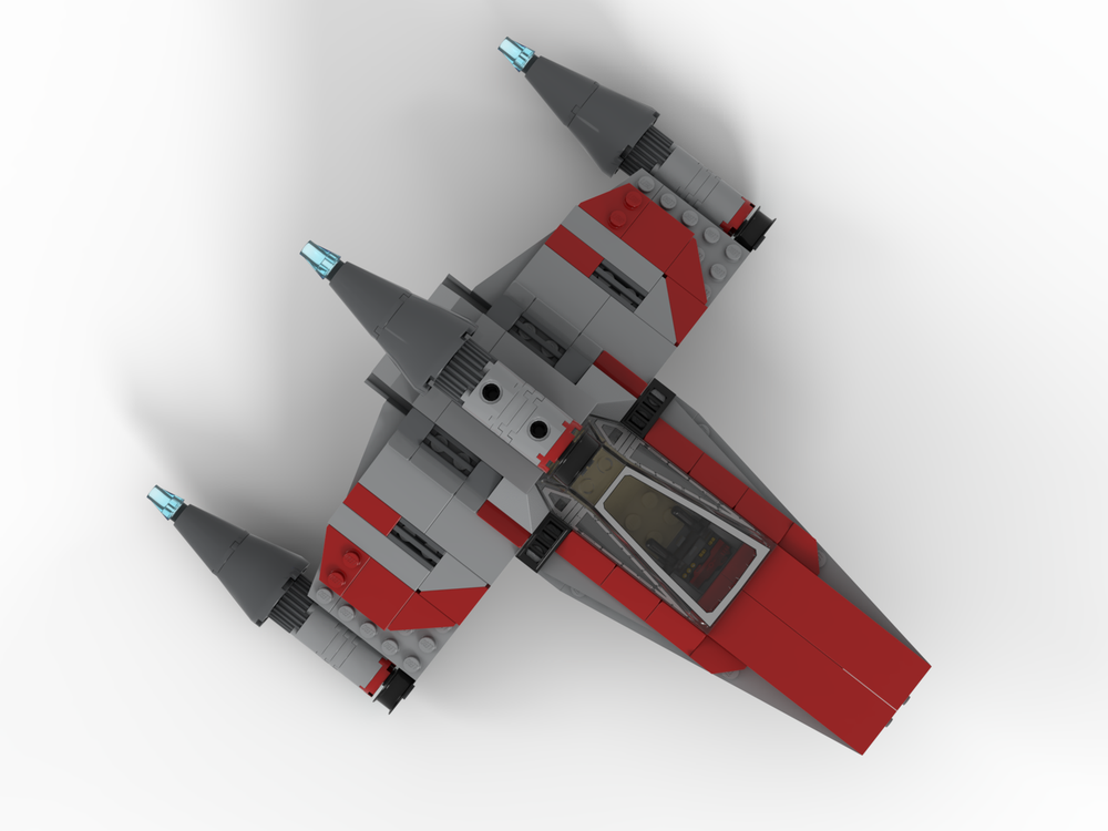 LEGO MOC R60 T-wing interceptor by Hedu88 | Rebrickable - Build with LEGO