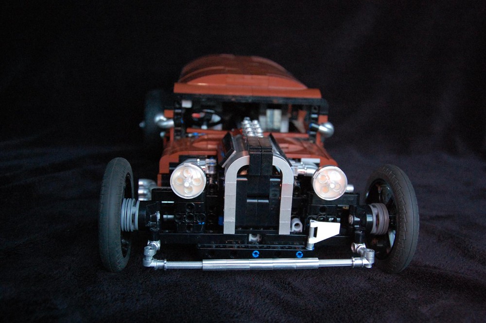 LEGO MOC Hot Rod Ford A 1:8 RC by Adriaan2018 | Rebrickable - Build ...