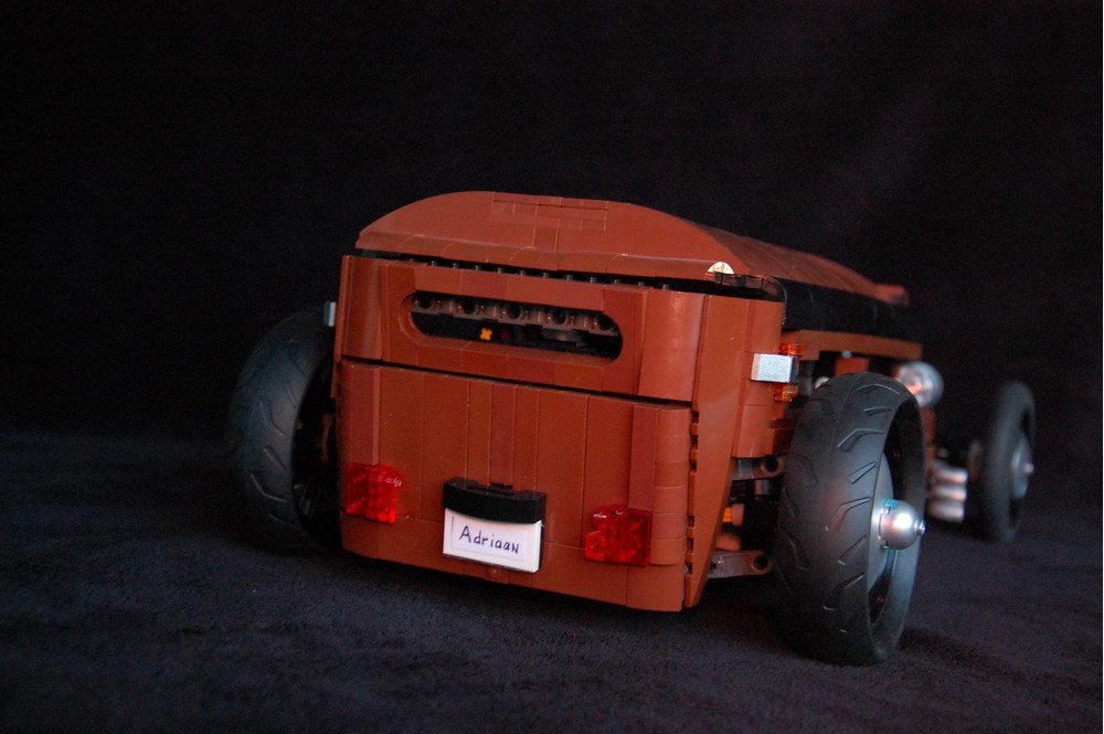 LEGO MOC Hot Rod Ford A 1:8 RC by Adriaan2018 | Rebrickable - Build ...