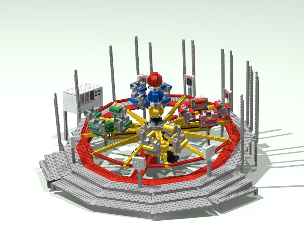 LEGO MOC Mondial Shake R4 Kirmes Kermis Funfair by Blaubeerkompott | Rebrickable - Build with LEGO